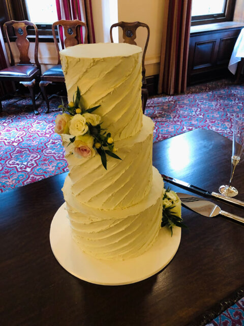 Three Tier Rustic Iced | Fantasy Cakes